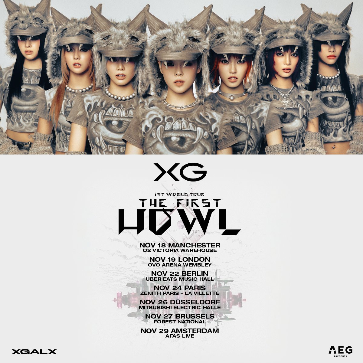 XG Brings Their First World Tour to the UK and Europe – DAVIDE K-POP